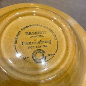 Vintage | Dining | Vtg Canonsburg Pottery Regency Dinner Plate | Poshmark
